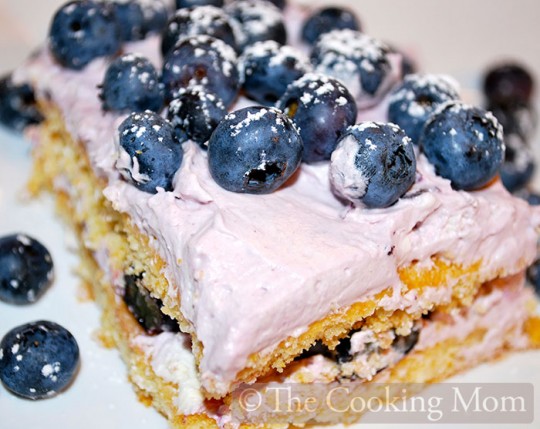 Blueberry Layered Dessert - The Cooking Mom
