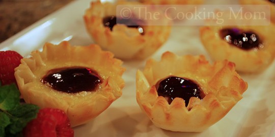 Raspberry Brie Tarts - The Cooking Mom