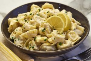 Lemon Cream Tortellini - The Cooking Mom